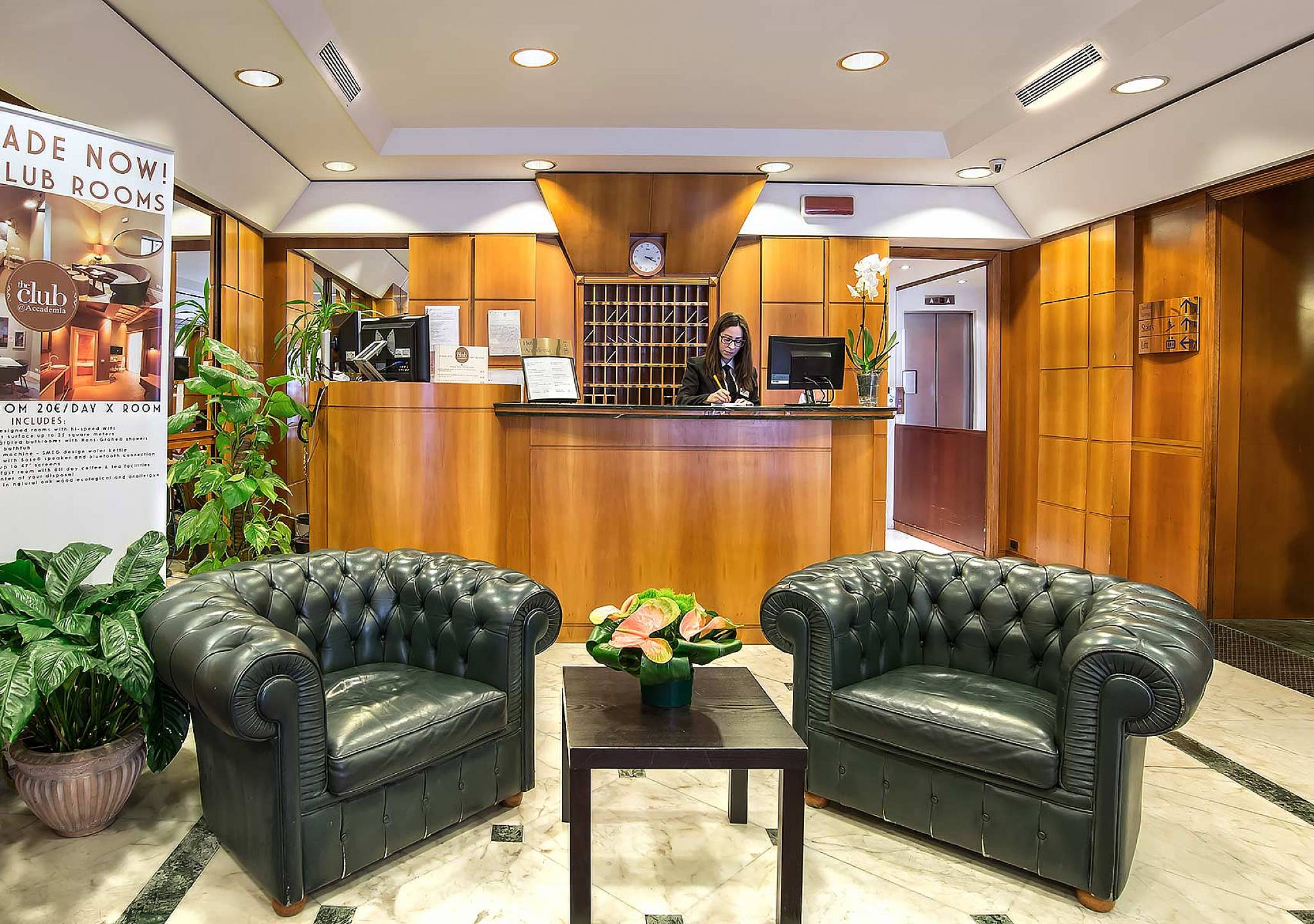 Hotel Accademia | 3 Star Hotel Rome city-center | Contact Us